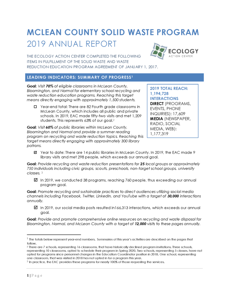 2019 Annual Reports